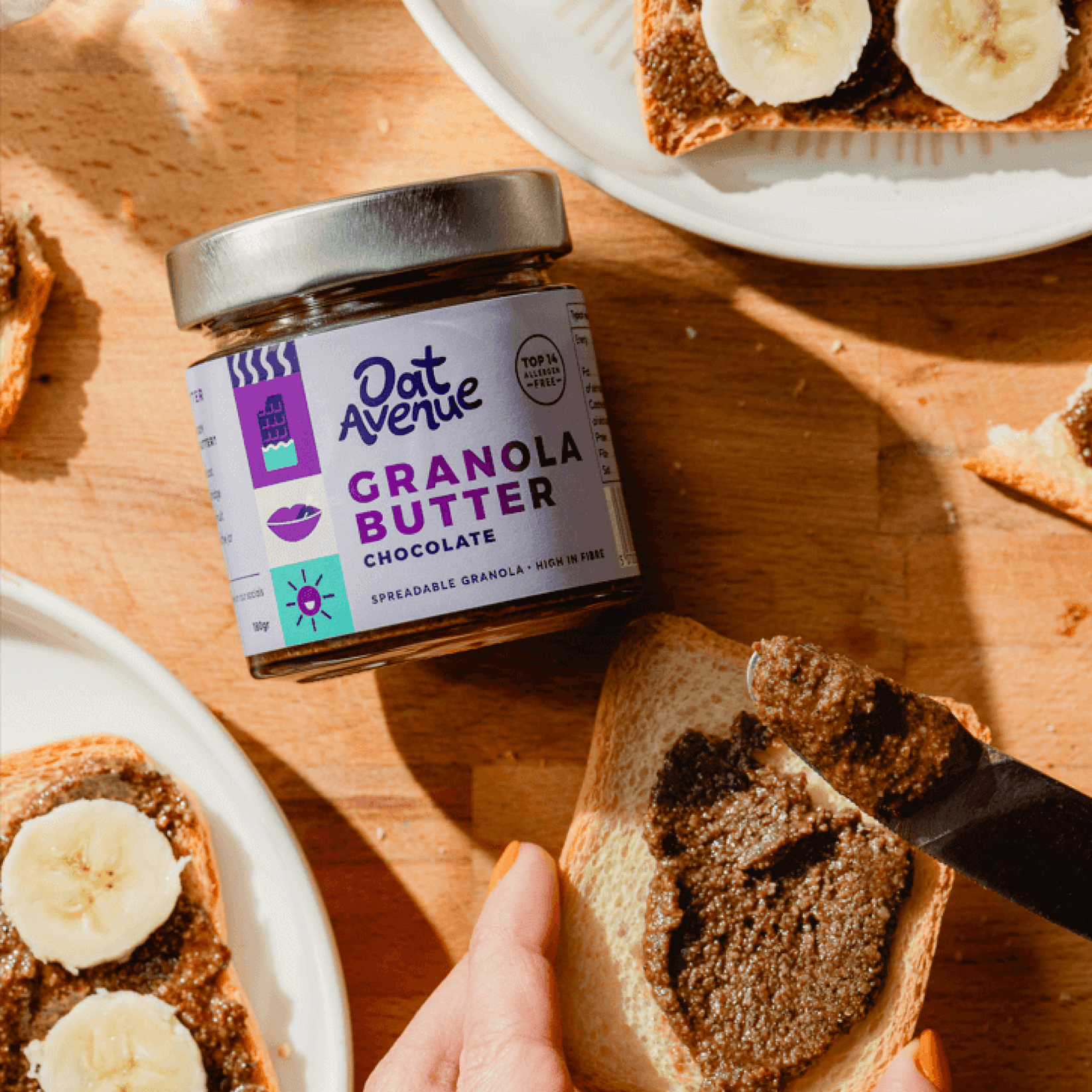 Chocolate Granola butter | The perfect nut free spread | Oat Avenue ...